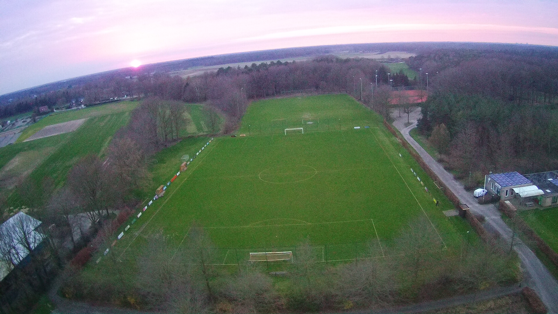 Luchtbeelden sportpark Oud Aast