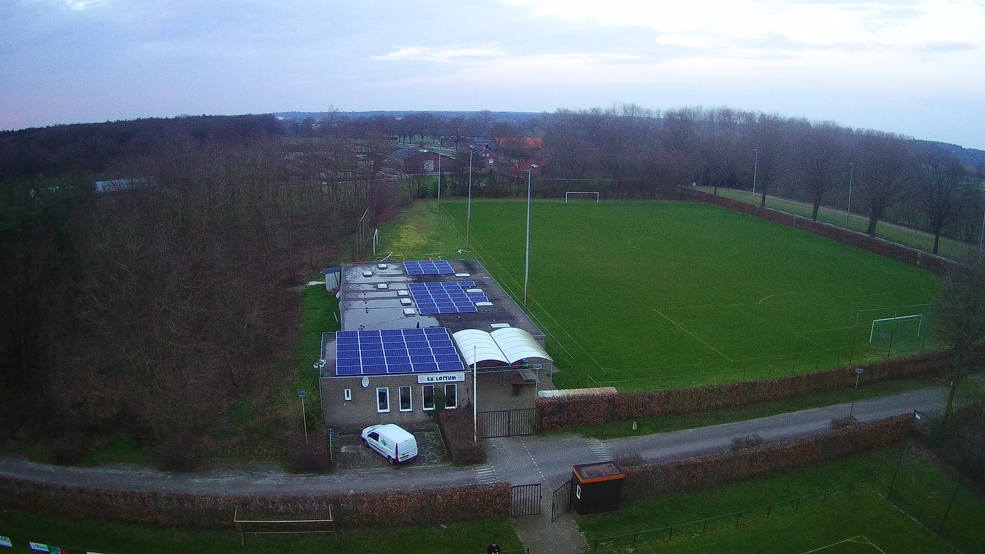 Luchtbeelden sportpark Oud Aast